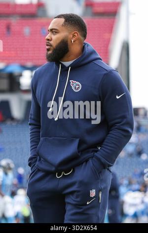 Los Angeles Chargers defensive tackle Da'Shawn Hand (91) enters the ...
