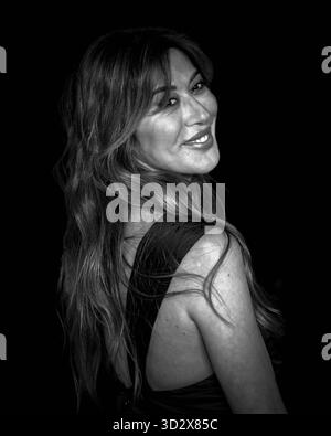 Virginia Raffaele attends the red carpet of the movie "La Famiglia ...