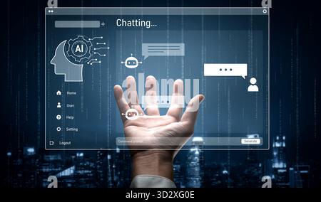 AI image generator interface enables image, AI, and generator process ...