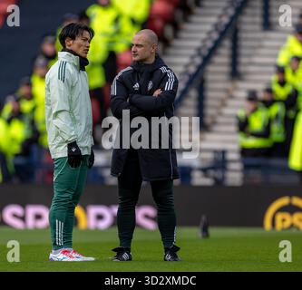 Celtic interim coach Shaun Maloney during a training session at Celtic ...