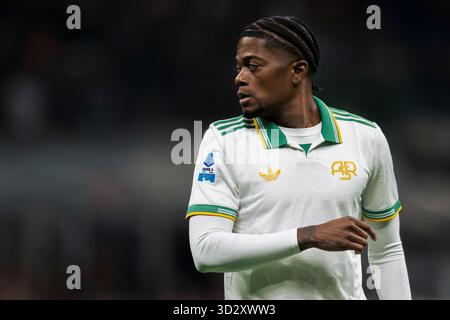 Leon Bailey of AS Roma looks on during the Serie A match beetween ...