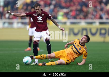 Michel Aebischer (Pisa) during Pisa SC vs Parma Calcio, Italian soccer ...