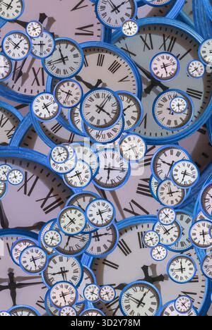 Large set of vintage clock faces. Texture of time, Elegant collection ...