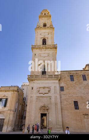 Lecce, Italy. Exterior of the 17th century Chiesa della Madre di Dio ...