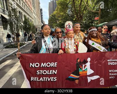 The 4th Annual Indigenous Peoples Day Parade in New York City ...