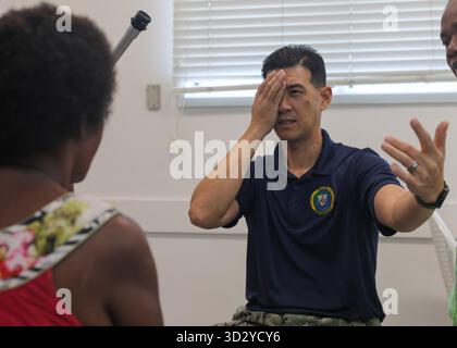 Pacific Partnership 2024-1- Optometry in Solomon Islands Stock Photo ...