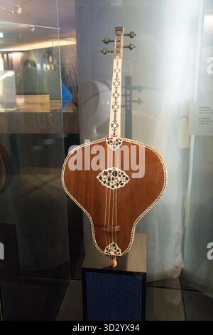 Azerbaijan national musical instruments . music instruments hang on ...