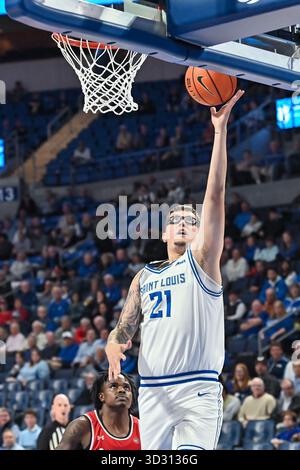 NOVEMBER 21, 2025: Saint Louis Billikens guard Dion Brown (13) puts up ...