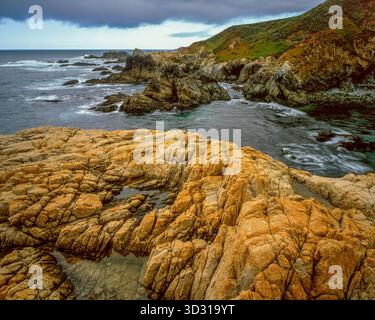 Granite Outcrop, Garrapata State Park, Big Sur, Monterey County ...