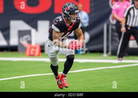 Houston Texans wide receiver Jaylin Noel arrives for the NFL football ...
