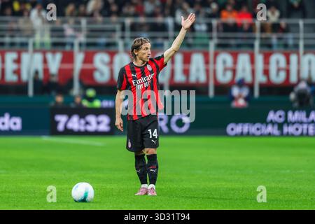 Luka Modric of AC Milan seen in action during Serie A 2025/26 football ...