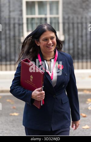 Culture Secretary Lisa Nandy leaving after a Cabinet meeting in Downing ...