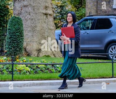 Home Secretary Shabana Mahmood arrives for a Cabinet meeting at 10 ...