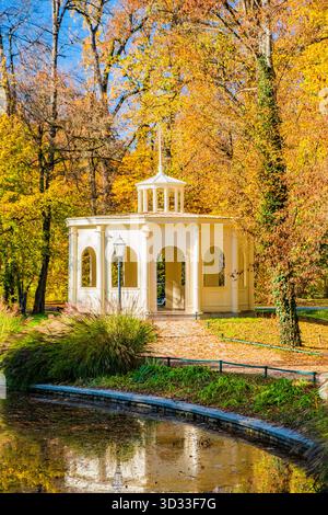 The colors of autumn in the Maksimir park, in Zagreb, Croatia, on Sep ...