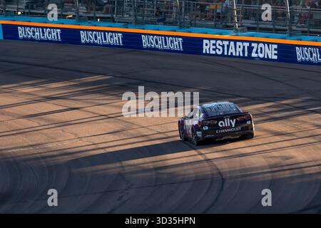 Alex Bowman (48) during a NASCAR Cup Series auto race at Pocono Raceway ...