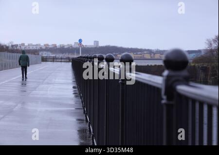 The Cardiff Bay walk provides scenic views of the Welsh coastline with ...