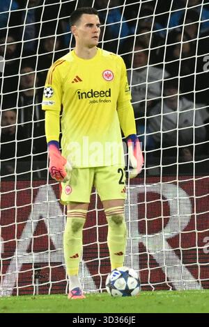 Michael Zetterer of Eintracht Frankfurt during the UEFA Champions ...