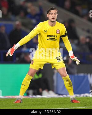 Middlesbrough goalkeeper Sol Brynn during the Sky Bet Championship ...