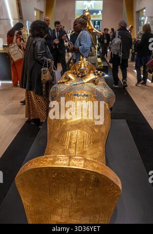 Visitors and exhibitors to the 2025 World Travel Market fair at the ...