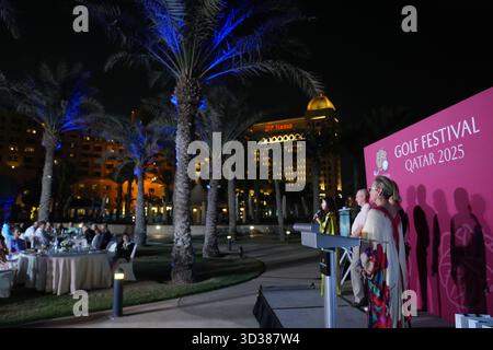 Golfers from Asia and Europe who took part in the Golf Festival Qatar ...