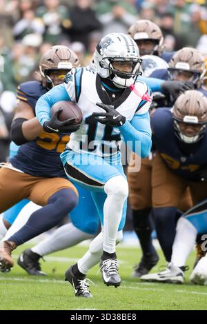 Carolina Panthers wide receiver Jimmy Horn Jr. (15) warms up prior to ...