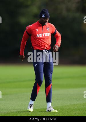 Jean-Philippe Mateta of Crystal Palace during the Premier League match ...