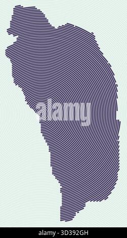 Map of Dominica vector illustration symbol design Stock Vector Image ...