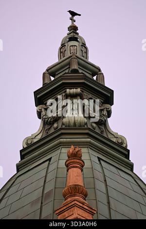 Leipzig, Germany. 05th Nov, 2025. The so-called supermoon rises over ...