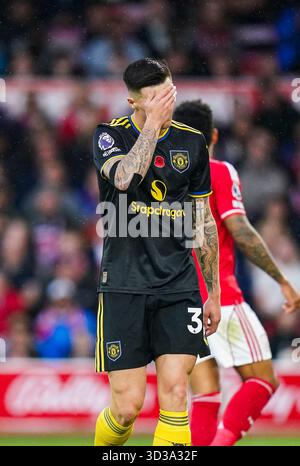Manchester United forward Benjamin Sesko (30) during the Leeds United v ...