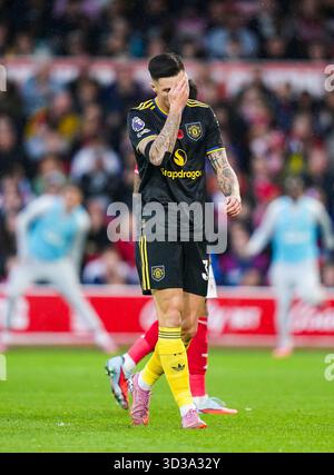 Manchester United forward Benjamin Sesko (30) during the Leeds United v ...