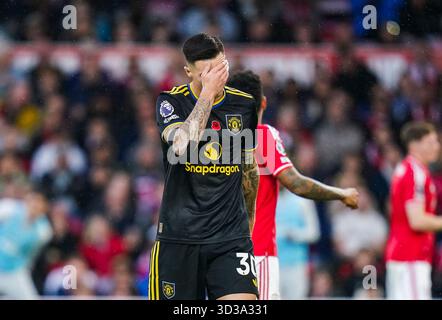 Manchester United forward Benjamin Sesko (30) during the Manchester ...