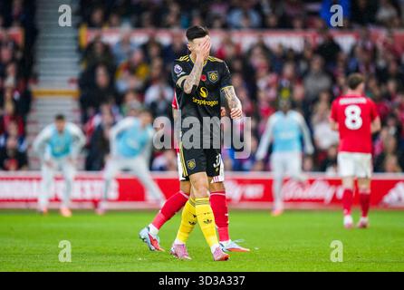 Manchester United forward Benjamin Sesko (30) during the Manchester ...