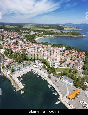 Aerial view of Town of Tsarevo, Burgas Region, Bulgaria Stock Photo - Alamy