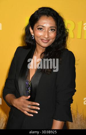 Menik Gooneratne at the premiere of the Apple TV+ series 'Pluribus ...