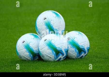 the official balls of Serie A during the match of 6th day of the Serie ...
