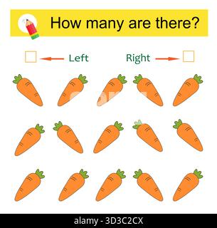 How many? Educational games for kids Stock Vector Image & Art - Alamy