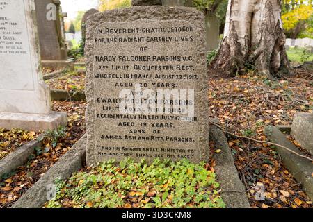 Victoria cross holders graves at Canford cemetery Bristol UK Stock ...