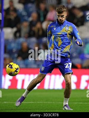 Reece Johnson of Sheffield Wednesday in action during the Sky Bet ...