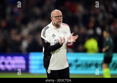 AMSTERDAM - Ajax coach Fred Grim during a training session at the ...