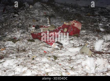 plane crash after technical or human error, accident in aviation plane ...