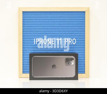 MOSCOW, RUSSIA - SEPTEMBER 24, 2019: Postage stamp printed in Egypt ...