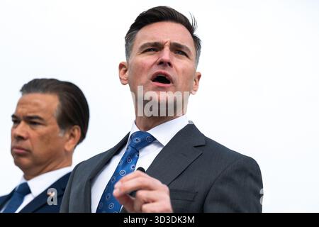 Oregon Attorney General Dan Rayfield is seen outside the U.S. Supreme ...