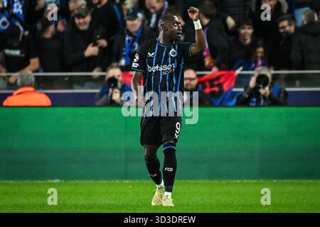 Carlos Forbs of Club Brugge during the UEFA Champions League 2025/26 ...