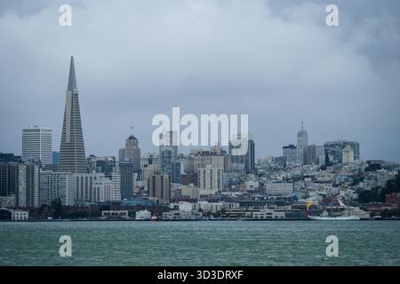 13 OCT 2025 - San Francisco, USA - The Transamerica Pyramid is a ...