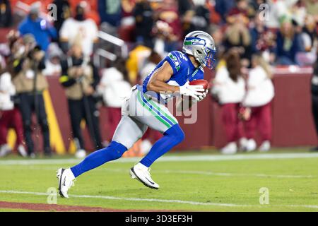 Seattle Seahawks wide receiver Cody White (82) arrives before an NFL ...
