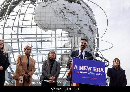 New York City Mayor Zohran Mamdani speaks to media after casting his ...