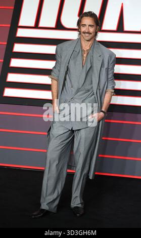 Lee Pace attends "The Running Man" New York Premiere at AMC Lincoln ...