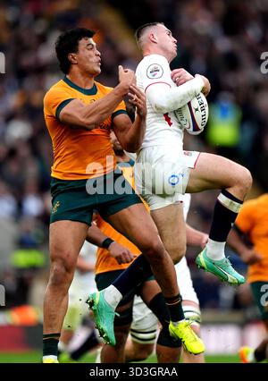 Tom Roebuck of England during the Quilter Nations Series 2025 match ...