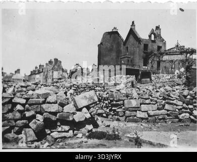 WW2 Photos from Coutances in Normandy Stock Photo - Alamy