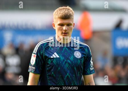 Leicester City's Jordan James in action during the Sky Bet Championship ...